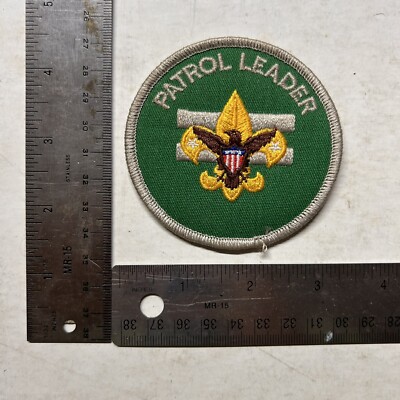 Patrol Leader Green Patch BSA Boy Scouts Of America | eBay