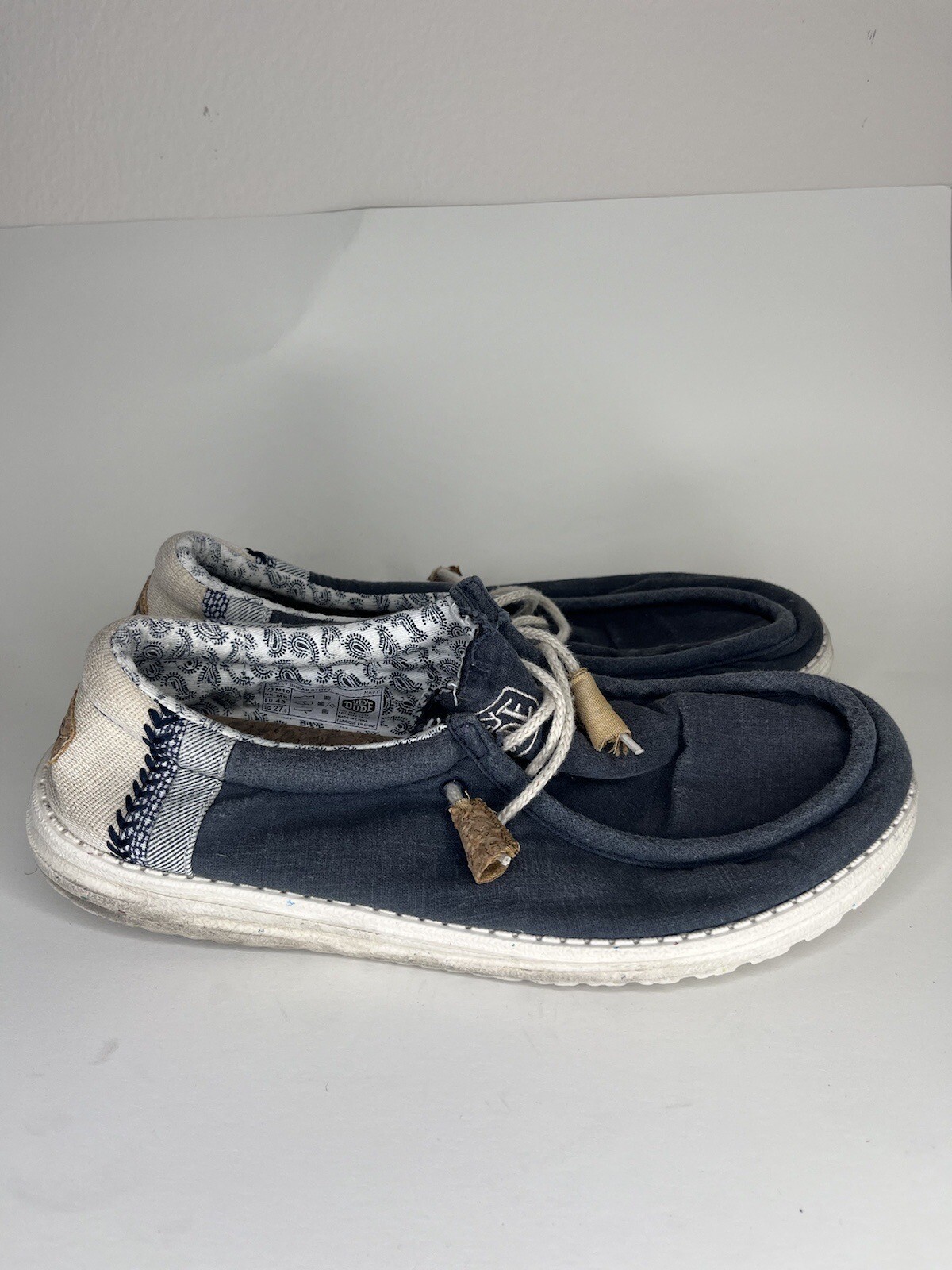 Hey Dude Wally Break Stitch Shoes Comfort Walking Sne… - Gem