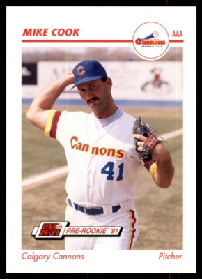 1991 Line Drive AAA Mike Cook Calgary Cannons #57 | eBay