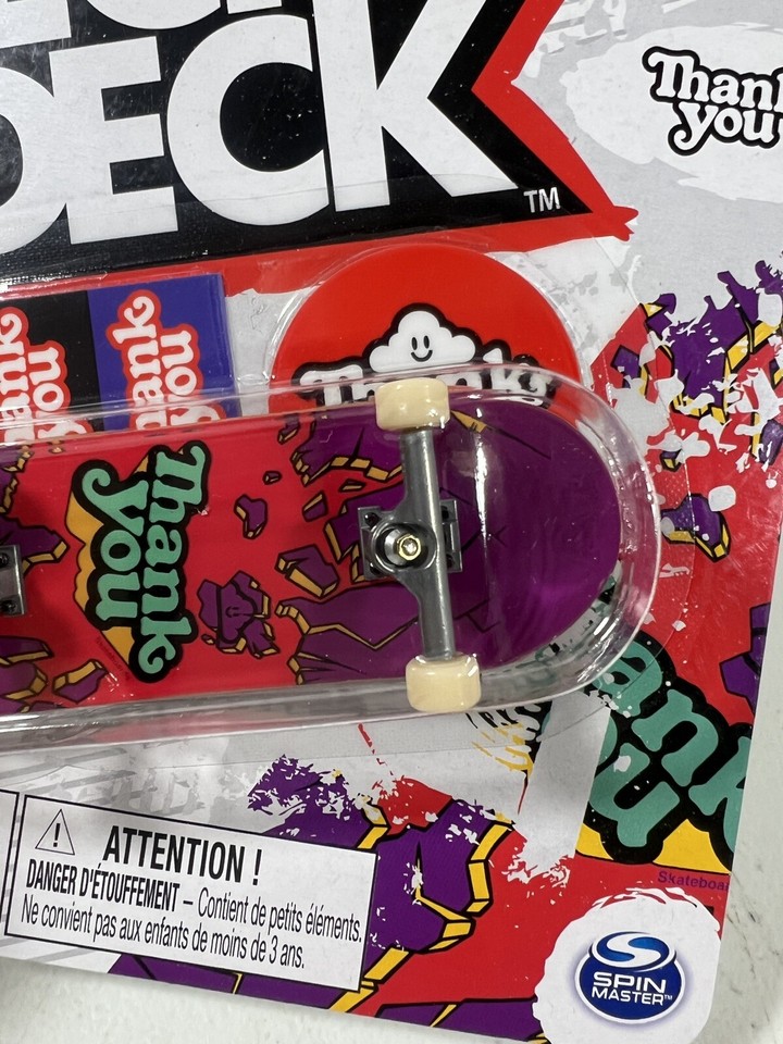 NEW tech deck thank you skateboard fingerboard logo deck | eBay