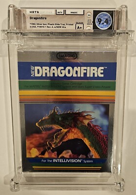 DRAGONFIRE Video Game By IMAGIC For Intellivision 1982 WATA 9.4 A+ ...