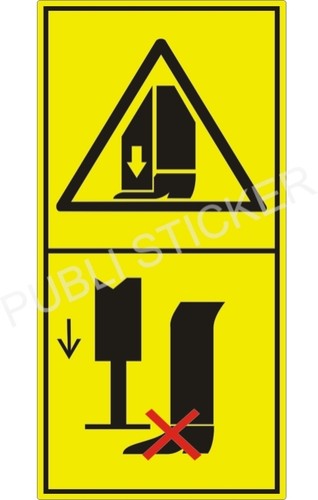 2 PITTOGRAMMI ADESIVI ISO 11684 SEGNALE SICUREZZA MACCHINE AGRICOLE E ...