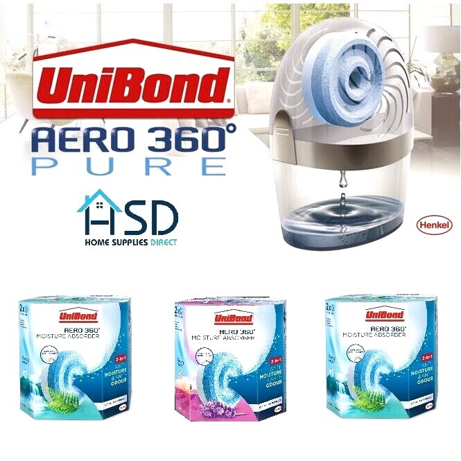 Unibond AERO 360 Room Moisture Absorber Device Dehumidifier Home ...
