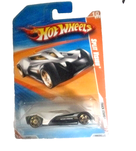 HOT WHEELS WHITE BLACK 2010 SPLIT VISION ROADSTER CREATED 2006 NIB ...