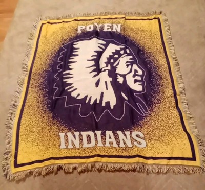 Poyen Indians Throw | eBay
