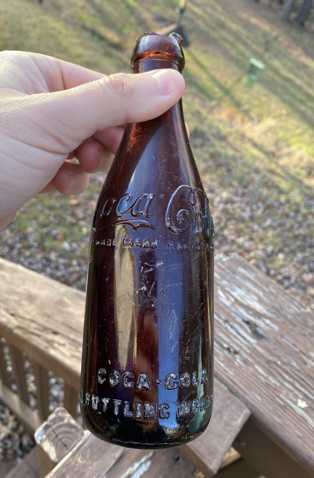 Coca Cola Indianapolis, IN Indiana Amber 7 Oz Bottle | eBay