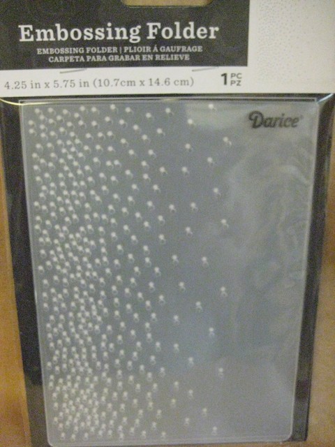 Snow Embossing Folder Falling Dots Darice Folders Christmas Winter ...