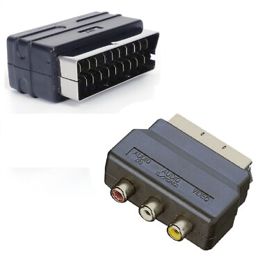 High-Quality SCART to RGB Component Adapter – Seamless Conversion for ...