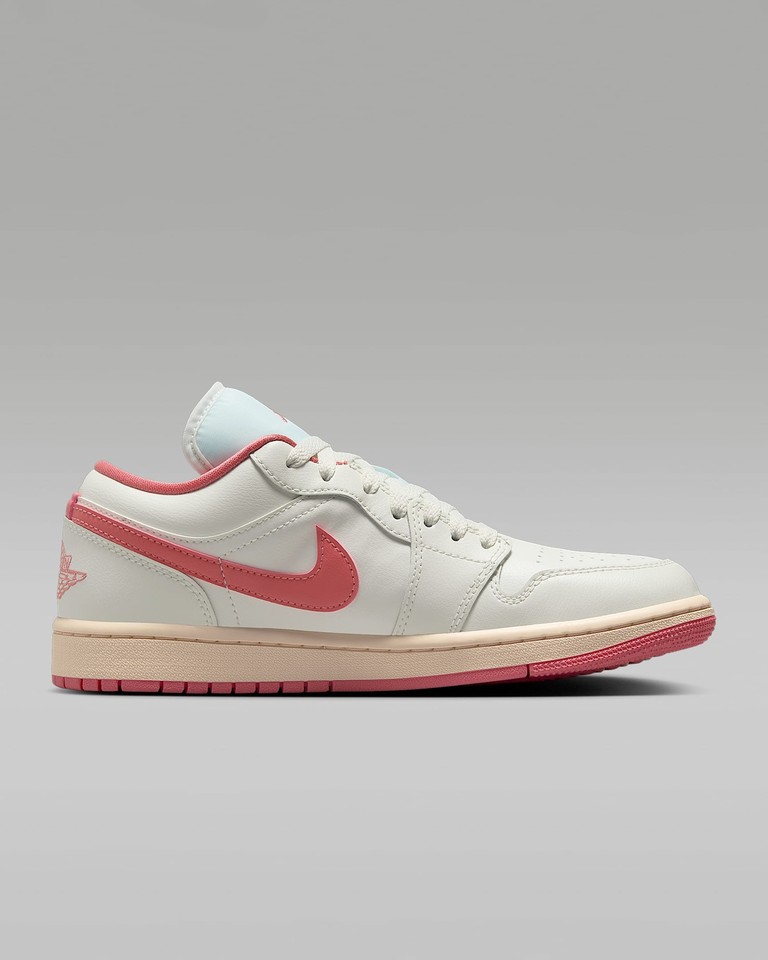 Nike Air Jordan 1 Low Shoes Pink Salt Guave Ice Sail DC0774-109 Womens ...