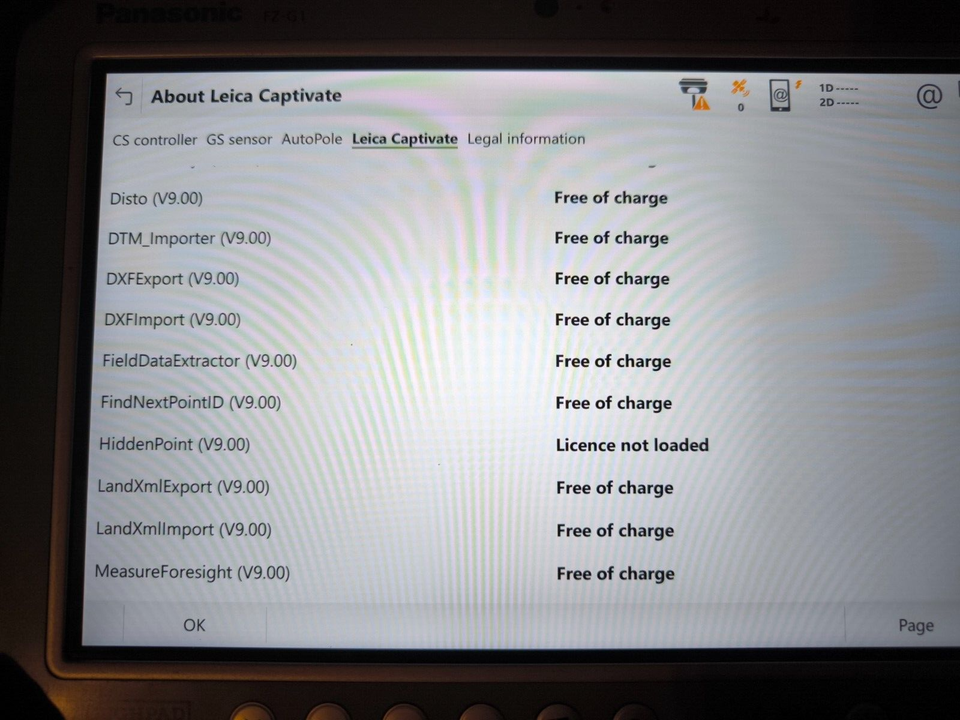 Leica CS35 tablet with Leica Captivate 9.1, GNSS devices ONLY, CCP end ...