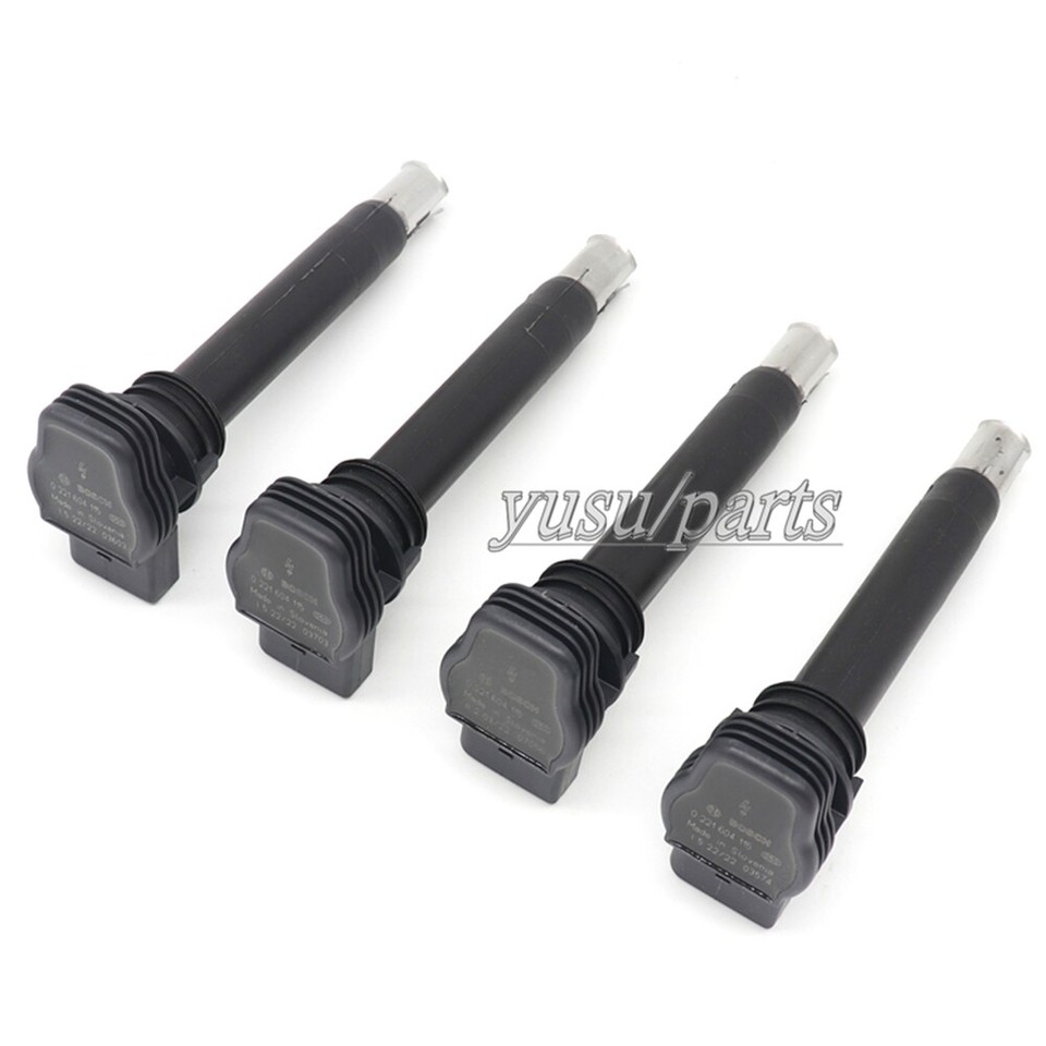 4x NEW OEM BOSCH VW Audi 2.0T Ignition Coils 07K905715G 0221604115 | eBay