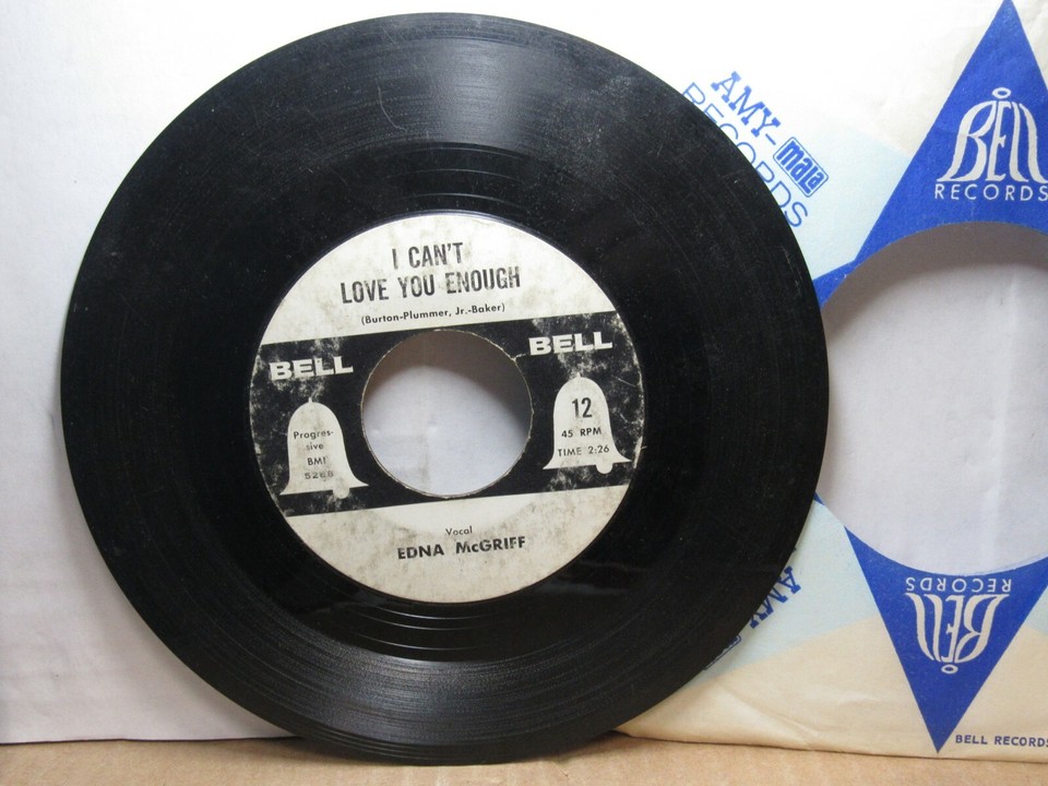 Old 45 RPM Record - Bell 12 - Bell Chorus - Lay Down Your Arms / Edna ...