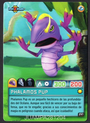 PHALAMOS PUP #247 CROMO INVIZIMALS CRIATURAS SECRETAS 2023 PANINI | eBay UK