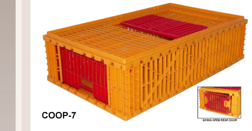 Fast Fill Game Bird Plastic Transport Coop Poultry Cage Quail Chukar ...