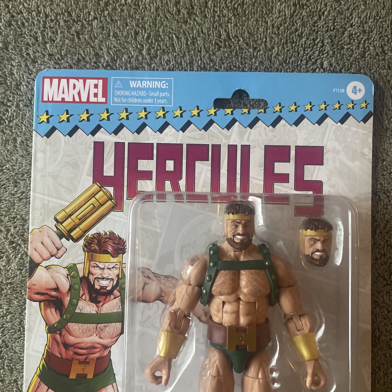 MARVEL LEGENDS HERCULES RETRO STYLE 6" ACTION FIGURE 2021 HASBRO MOC ...