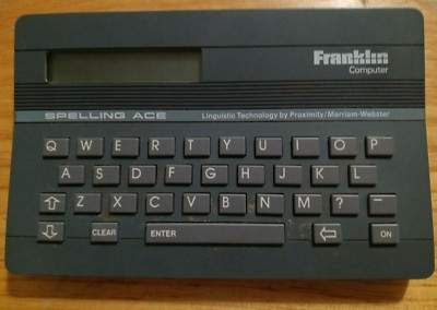 Franklin Computer Spelling Ace Electronic Model SA-98 Vtg 1987 TESTED ...