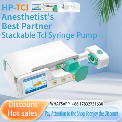Portable Stackable HP-TCI Syringe Pump,High-Precision, Real-Time Alarm ...