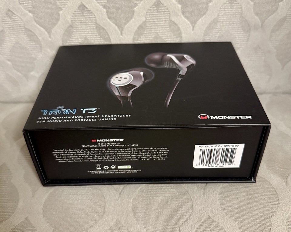 Rare Disney Monster Tron T3 High Performance In-ear Headphones | eBay
