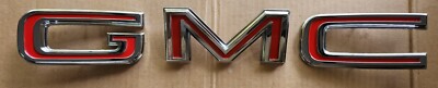 GMC METAL EMBLEM BADGE LETTERS FOR PICK-UP TRUCK NEW | eBay