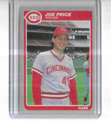 1985 Fleer #548 Joe Price Cincinnati Reds | eBay