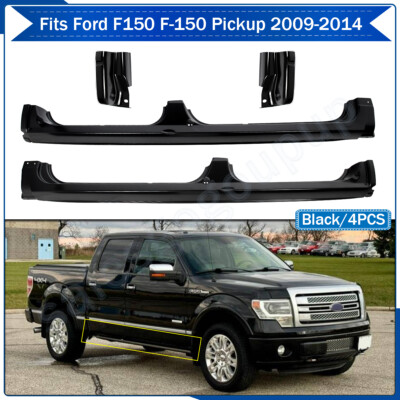 For 2009-2014 Ford Pickup F150 F-150 Rocker Panels & Cab Corners Crew ...