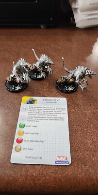 Marvel Heroclix Giant-Size X-Men: Predator X #042 x3 | eBay
