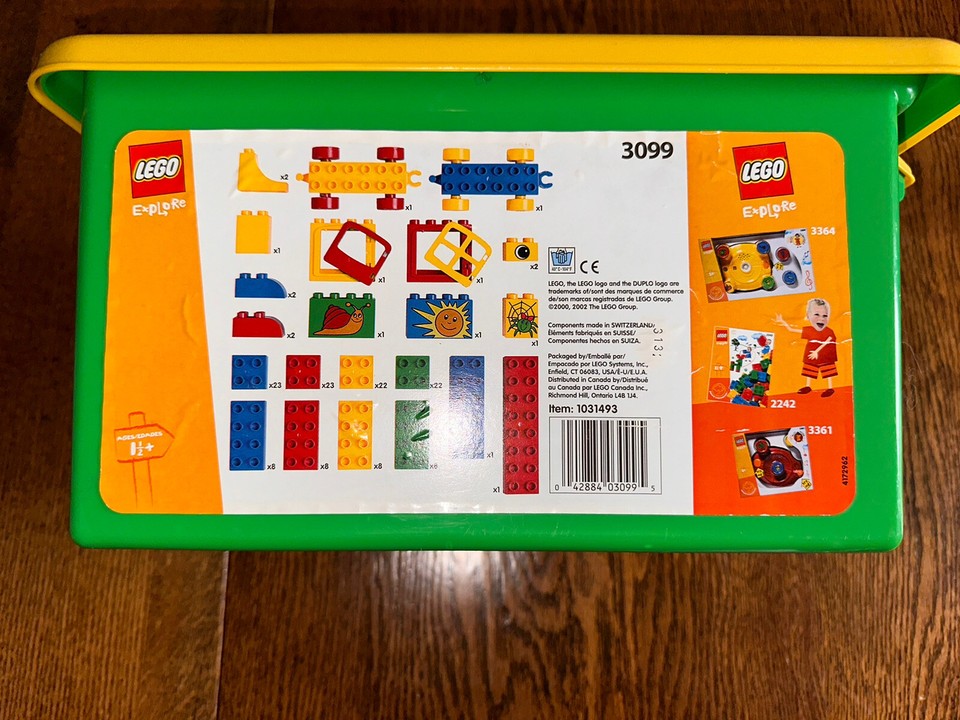 Lego Duplo Set Lot 3099 Preschool Mega Set With Storage Chest Box ...