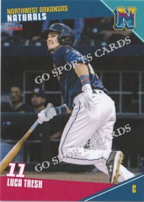 2024 Northwest Arkansas Naturals Luca Tresh RC Rookie Royals Minor ...