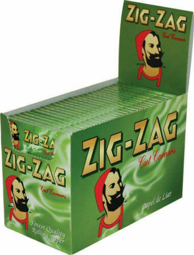 1000 GREAT VALUE ZIG ZAG GREEN RIZLA/ROLLING PAPERS 20 PACKS X 50 ...