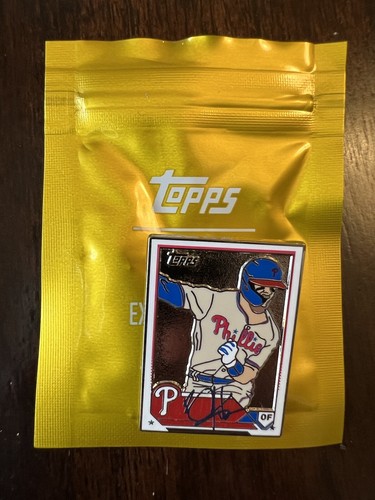 2023 Topps Series 1 BRYCE HARPER Super Box Exclusive Collectors Metal ...