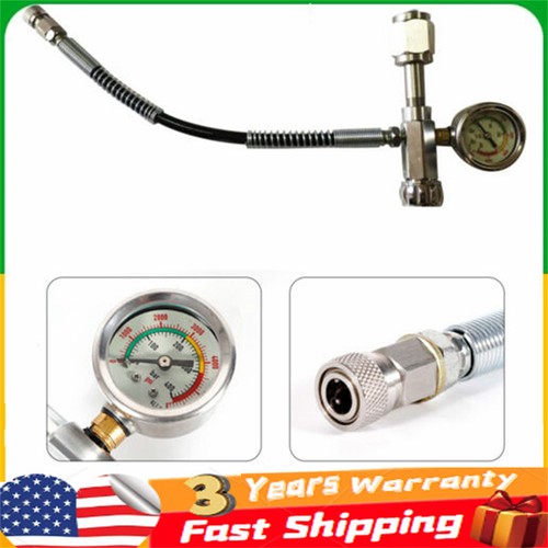 CGA347 Paintball Fill Station Kit SCBA Charging Adapter with 60cm Hose ...