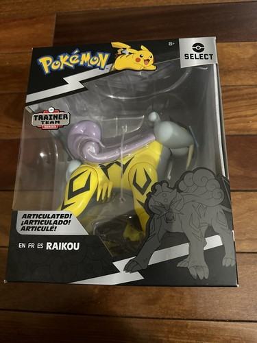 Pokemon Select Raikou Articulated 6” Figure Jazwares New In Hand Target ...