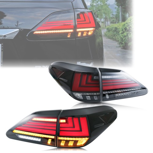 LED Tail Lights for Lexus RX350 RX450 2010-2015 Clear Rear Lamps Pair ...