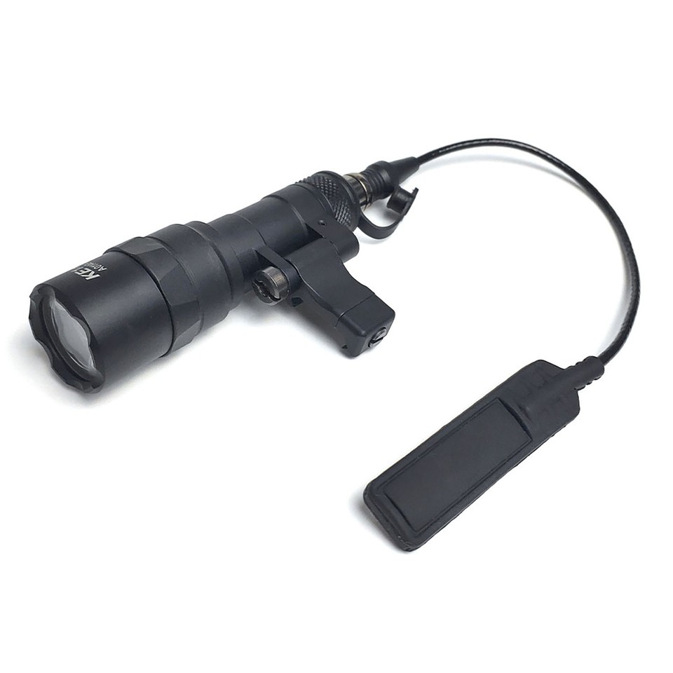 M340C Tactical LED Flashlight 500LM Weapon Light,Rifle Mlok Mount Fit ...