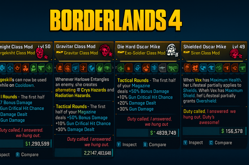 BORDERLANDS 4 MODDED CLASS MODS BUNDLE | eBay