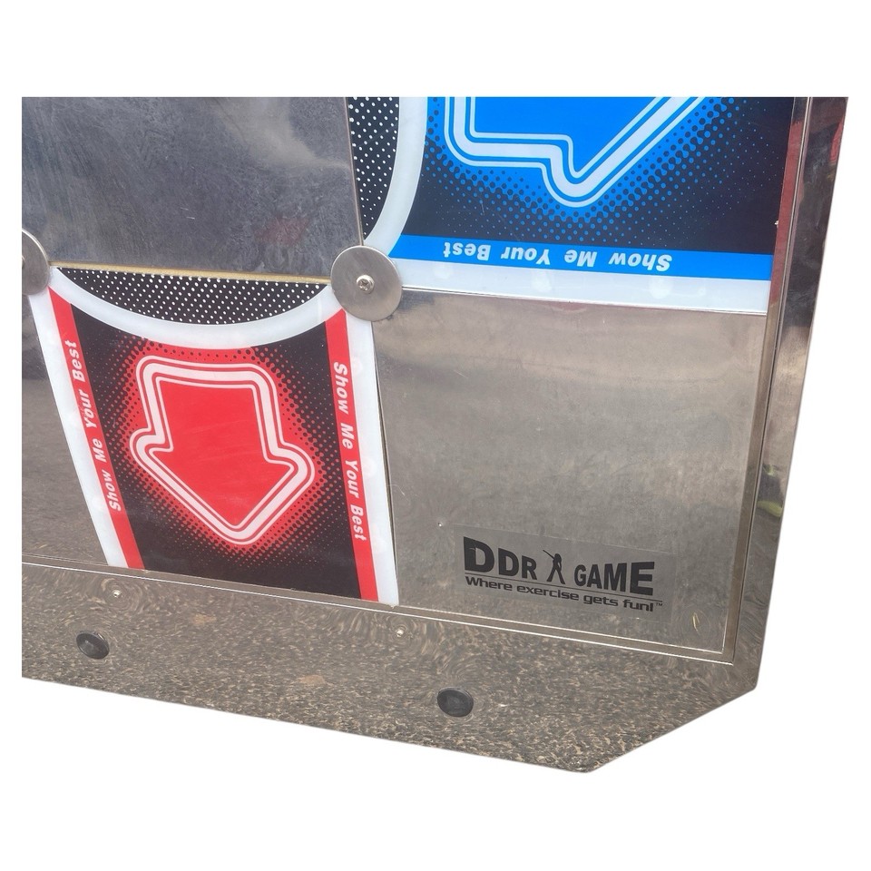 DDR TOURNAMENT Metal Dance Pad PS2 15 pin Dance Dance Revolution *READ ...