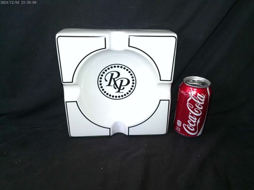 LARGE Rocky Patel Cigar Square White Ceramic Ashtray | eBay