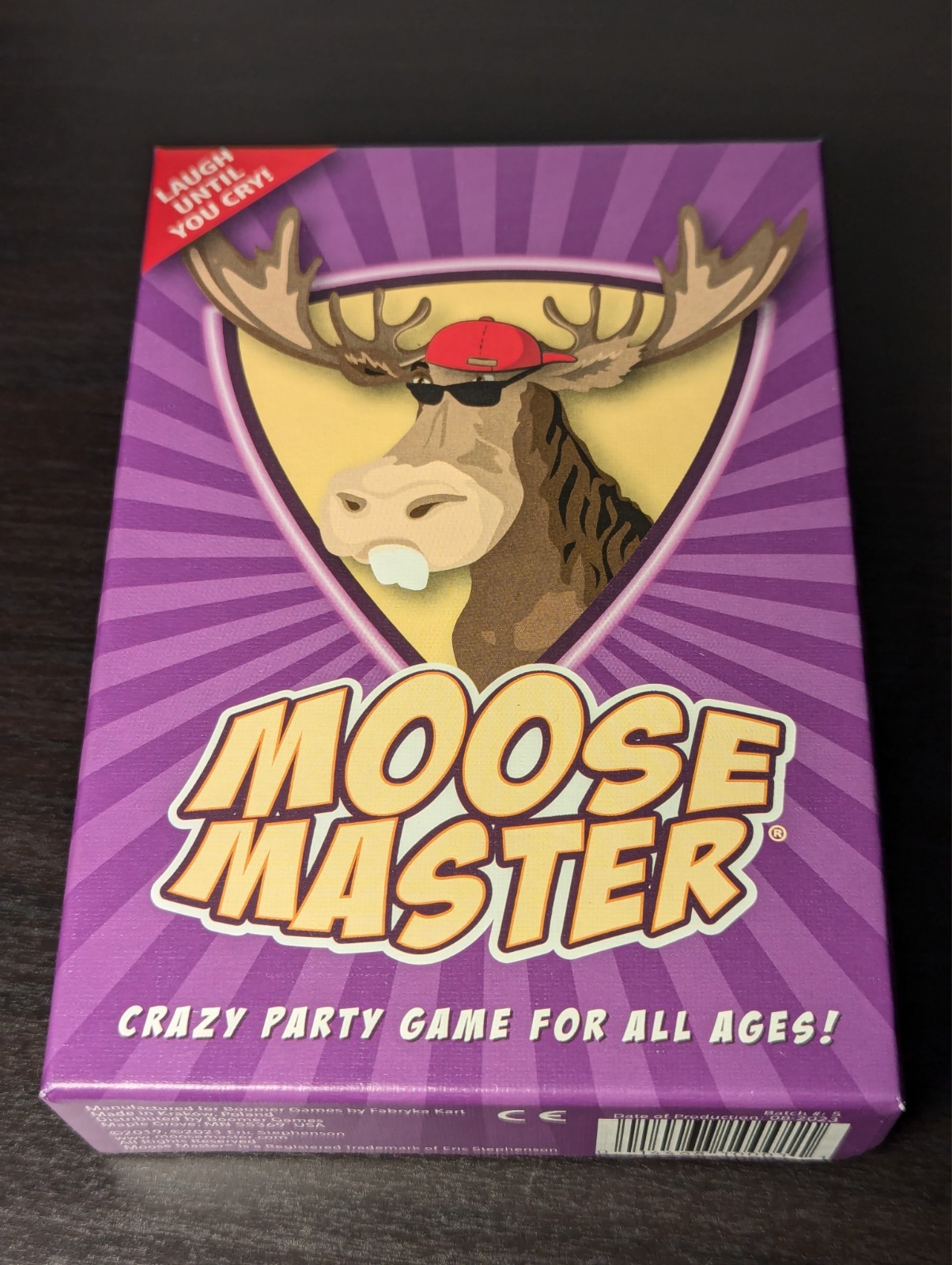 MOOSE MASTER: Card Game, Fun Crazy Party All Ages [New In Open Box ...