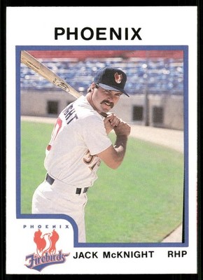1987 ProCards Phoenix Firebirds JACK MCKNIGHT RC GIANTS ALVIN TX | eBay