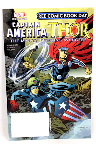 Captain America & Thor Mighty Fighting Avengers #1 FCBD 2011 Marvel ...