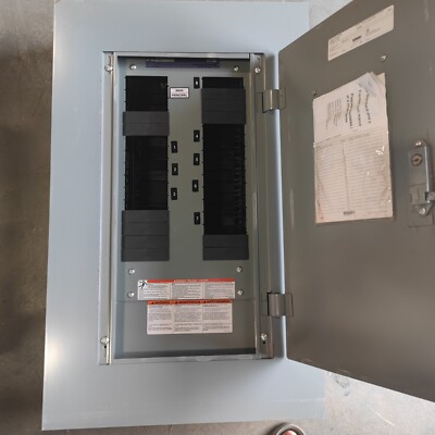 Square D 250A 480Y/277V 3PH 4W NF430L2 Main Lug Breaker Panel 30 Cir ...