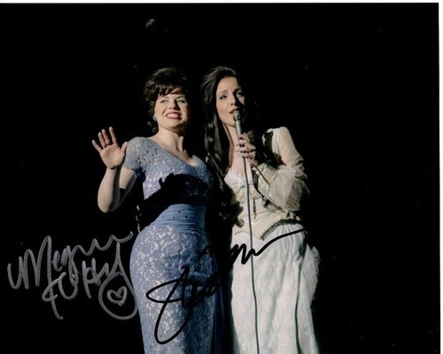 JESSIE MUELLER and MEGAN HILTY autographed 8x10 PATSY CLINE & LORETTA ...