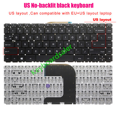 New US black keyboard For HP 14-AC 14-AF 14G-ad 14Q-aj14-AC016TX 14 ...