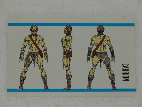 CARRION - Character Info - MARVEL BIO SHEET Heroes & Villains RARE Card ...