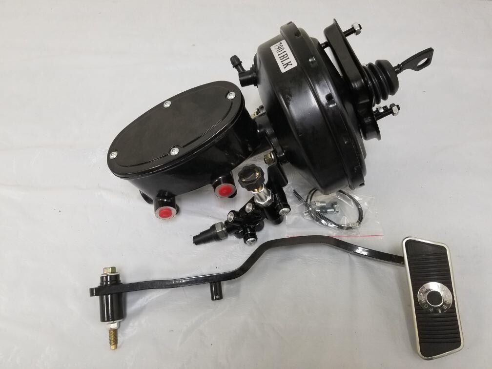 Ford Mustang 9" Power Brake Booster + 1" Bore Master w/ Prop Valve ...
