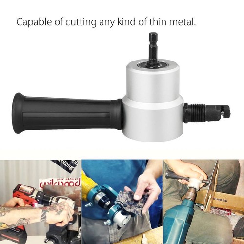 Nibble Metal Cutting Double Head Sheet Nibbler Cutter Tool Drill ...