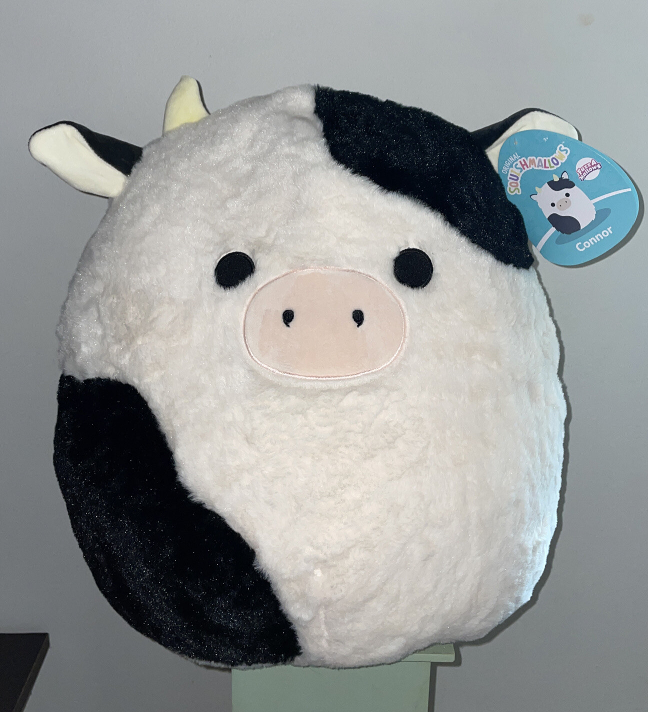 Squishmallow Connor the Cow Fuzzamallow Squishmallows Fuzzy 16” | eBay