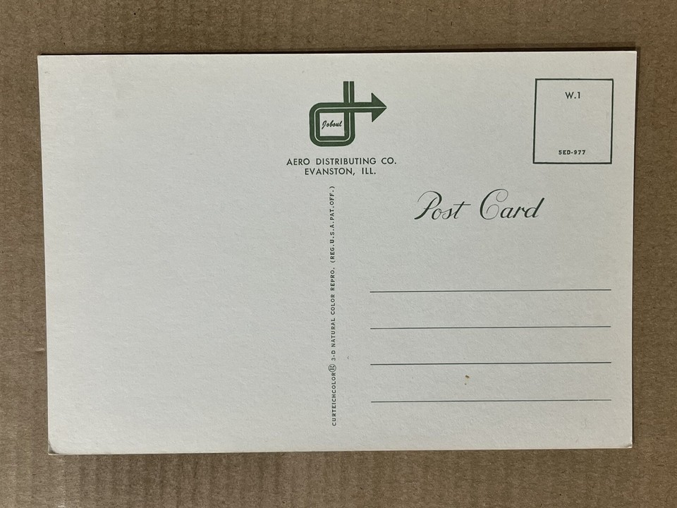 Postcard Wisconsin WI State Pictorial Map Flag Badger Robin Packers ...