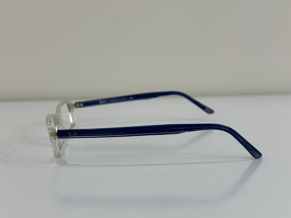Ray Ban RB 5044 2135 Square Blue Clear Eyeglasses Frame Only 50-16-135 ...