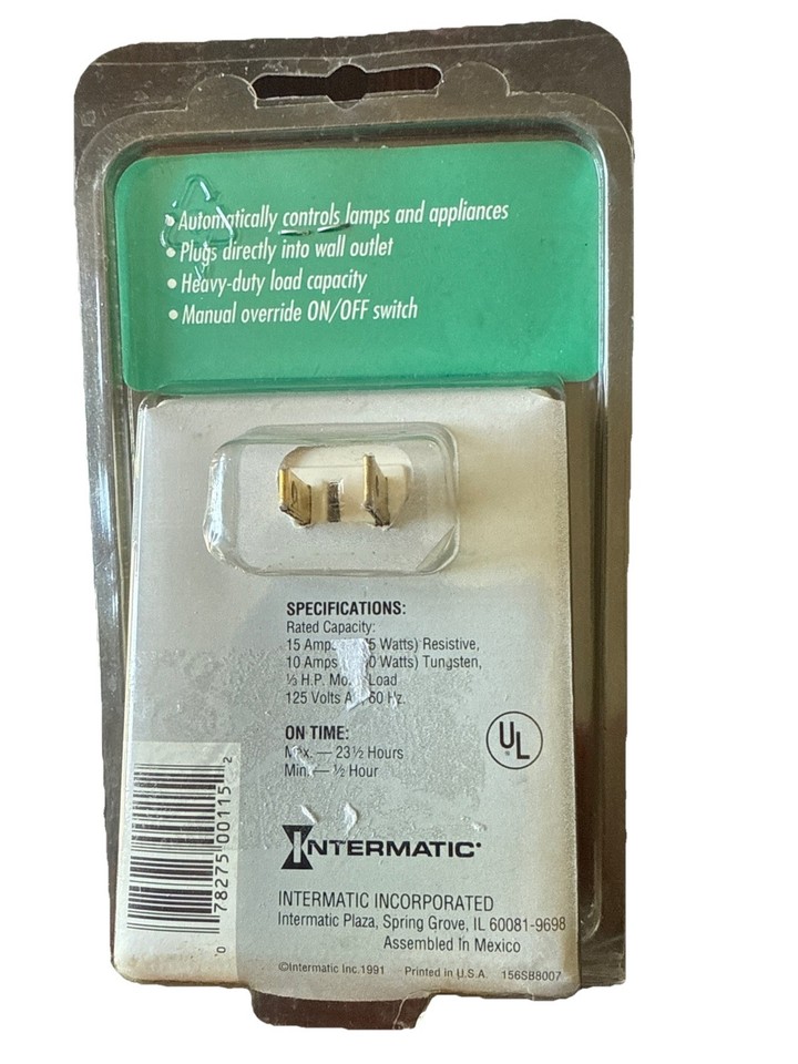 NEW INTERMATIC TIME-ALL 24-HOUR LAMP & APPLIANCE TIMER SB111C | eBay